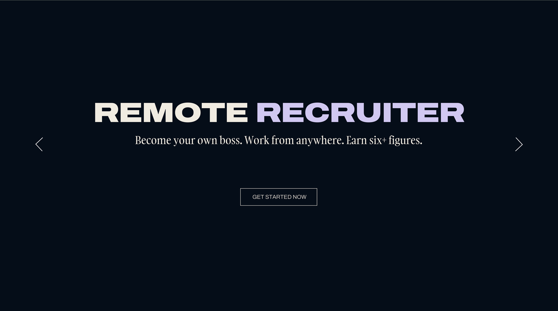 Remote Recruiter | Become Your Own Boss. Work From Anywhere.